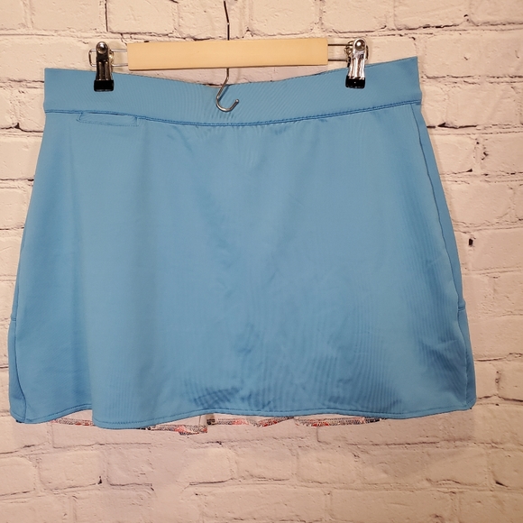 adidas | Shorts | Adidas Light Blue Athletic Skort | Poshmark